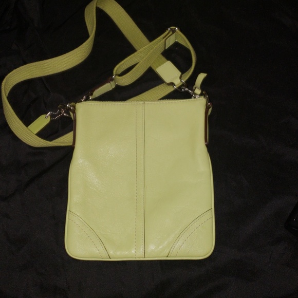 Coach | Bags | Coach Green Leather Swingpackcrossbody | Poshmark